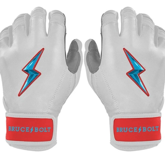 Bruce Bolt | Accessories | Bruce Bolt Kids Lightning Bolt Gloves White ...